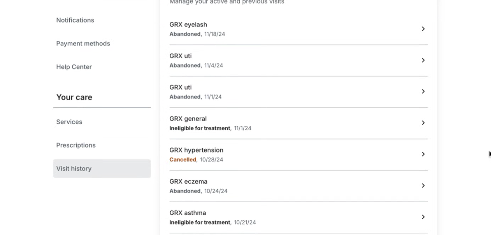 Account Management – GoodRx Care