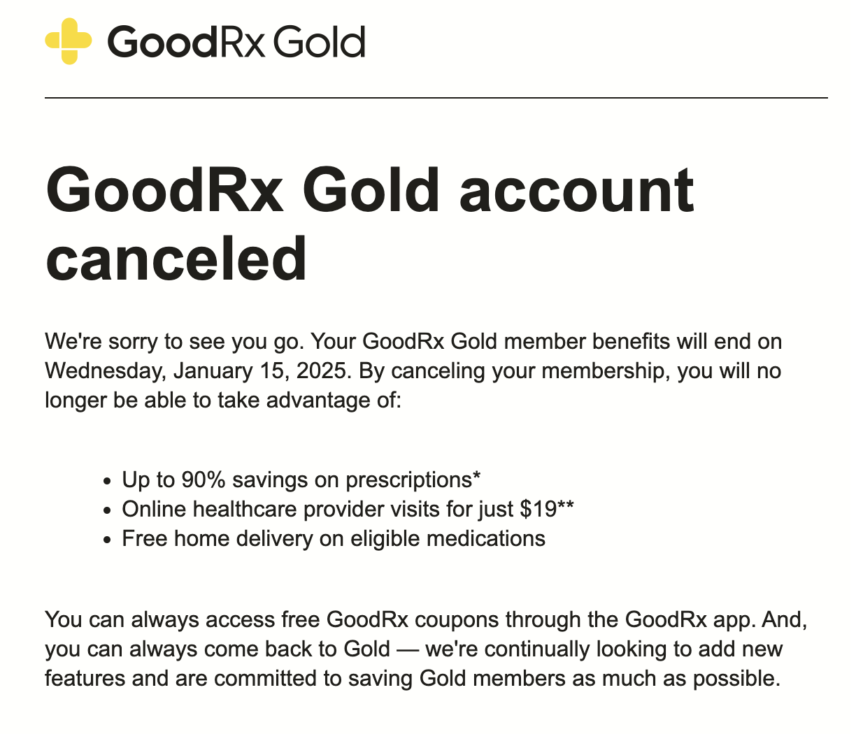 Account Management – GoodRx Care